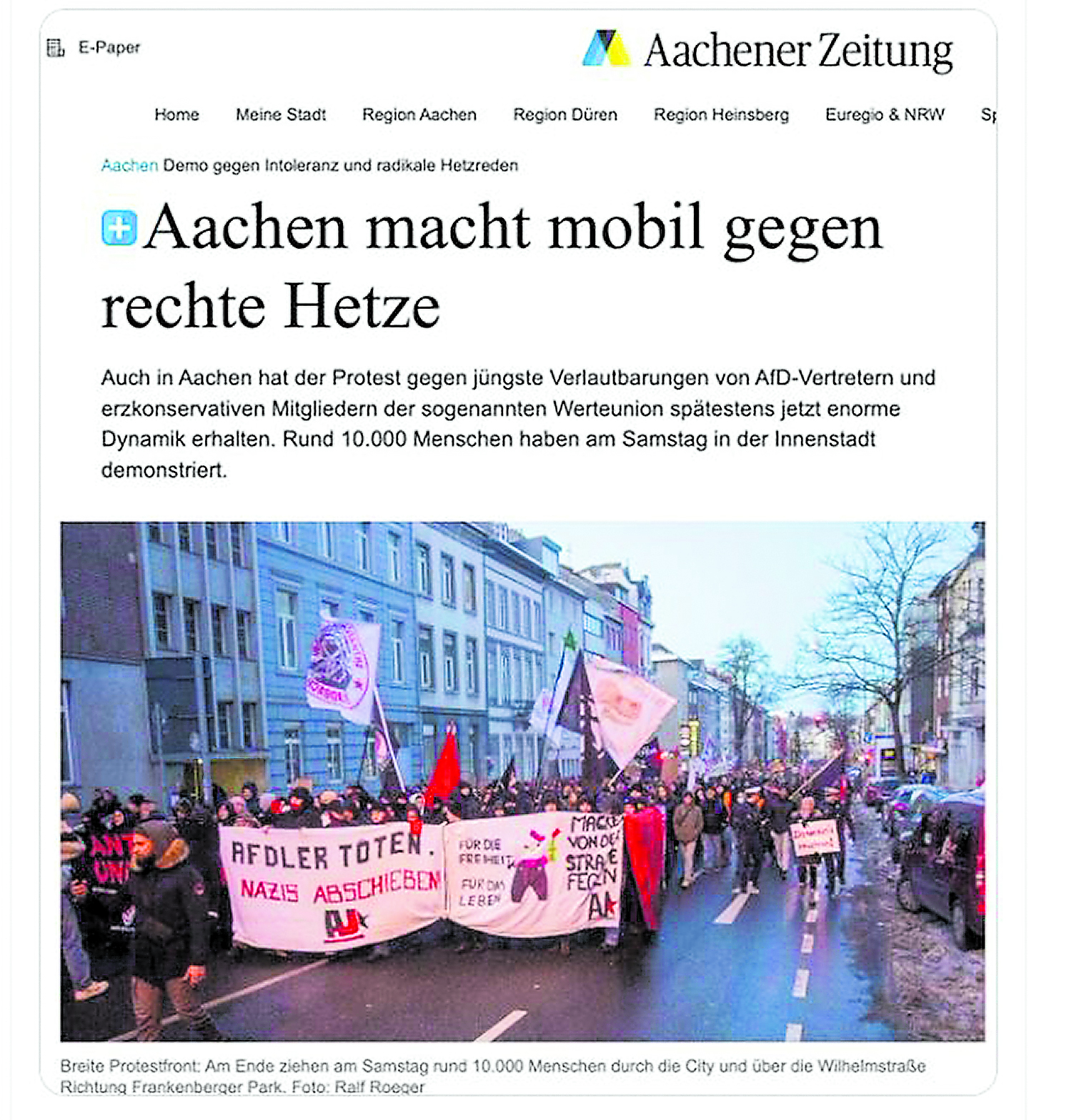 Krieg der Petitionen - Preußische Allgemeine Zeitung